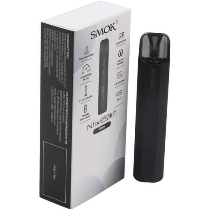 Smok Nfix Pro Pod Kit Cartouche de 2 ml Dispositif de vapotage de 25 W ...