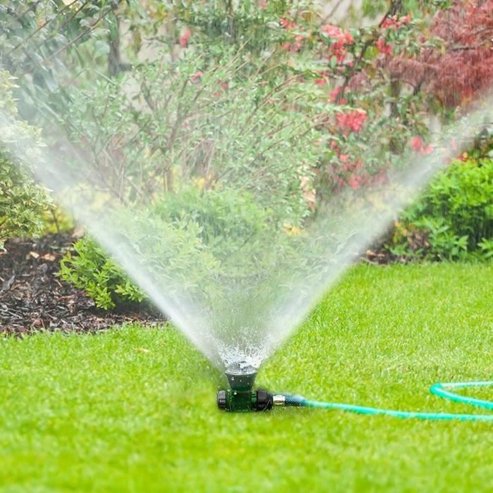 Arroseur automatique de jardin - 360 ° - Système d'arrosage de grande ...