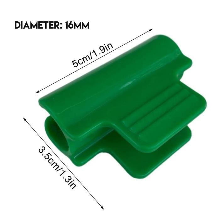 Outils de jardinage - Green - Clips de serre en plastique - 10 pièces ...