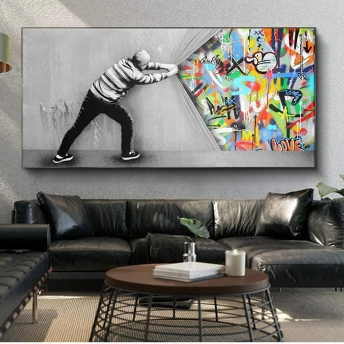 Creative Colorful Street Art Affiche Et Impressions Toile Peinture ...