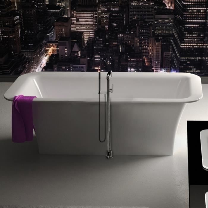 Baignoire îlot - CEDAM - Triton - 270 Litres - Ovale - Blanc brillant ...