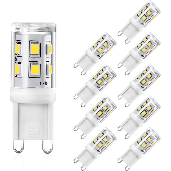 Ampoule G9 Led 2W Équivalent 20W 25W G9 Halogènes, Blanc Neutre 4000K, Ampoule Led G9 Lampe, Cri ...