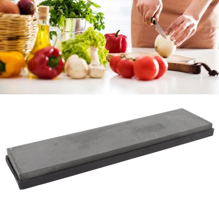 ETO - Pierre à aiguiser les couteaux Whetstone Pierre à aiguiser professionnelle avec base ...