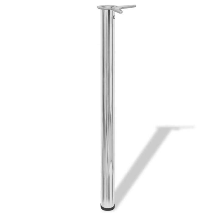 KO7167 242134 4 Height Adjustable Table Legs Chrome 870 mm 117167 ...