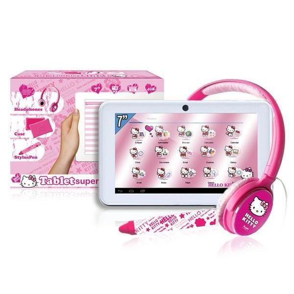 Tablette Hello Kitty + Pack accessoires - 7 pou… - Cdiscount Informatique