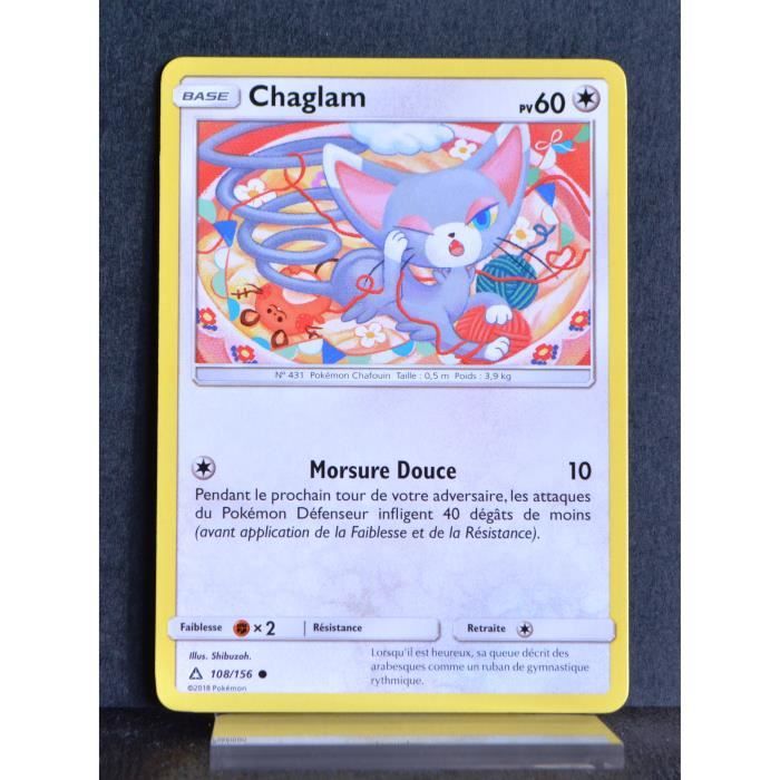 Carte Pokémon 108-156 Chaglam SL5 - Soleil et Lune - Ultra Prisme NEUF ...