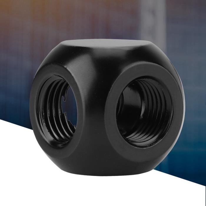 Connecteur Ube Tube Connector G1/4 Internal Thread Brass 3-Way Pc Water ...