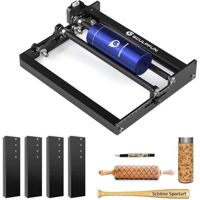 Rouleau Rotatif Laser - Axe Y - Rotation À 360° Pour La Gravure Laser D ...