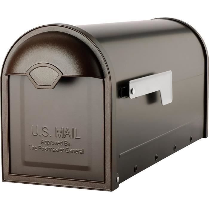 8830Rz-10 Winston Post Plat Boîte Aux Lettres, Medium, Frotté Bronze ...