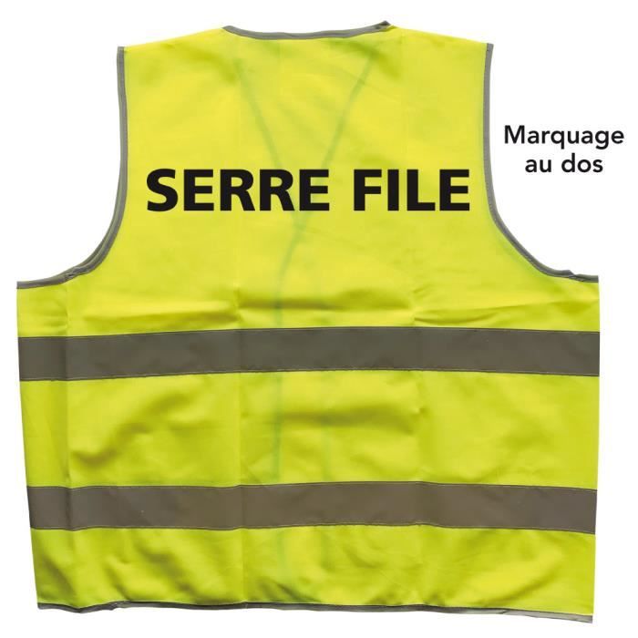 GILET DE SIGNALISATION SERRE FILE WC1390SF JauneL L - Cdiscount Auto