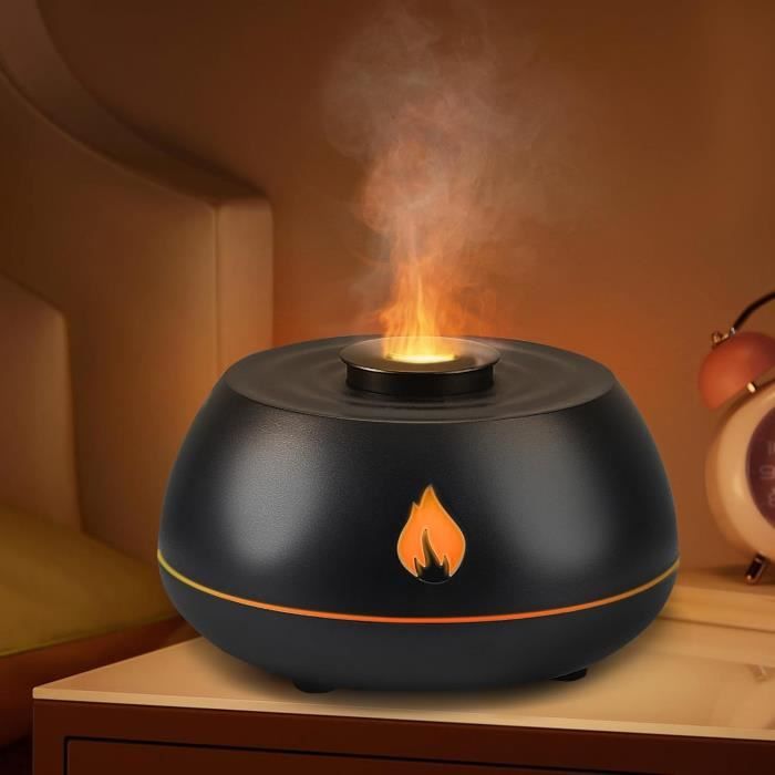 Judavry Diffuseur D'Arômes avec Effet Flamme, Taille de Brume Réglable ...