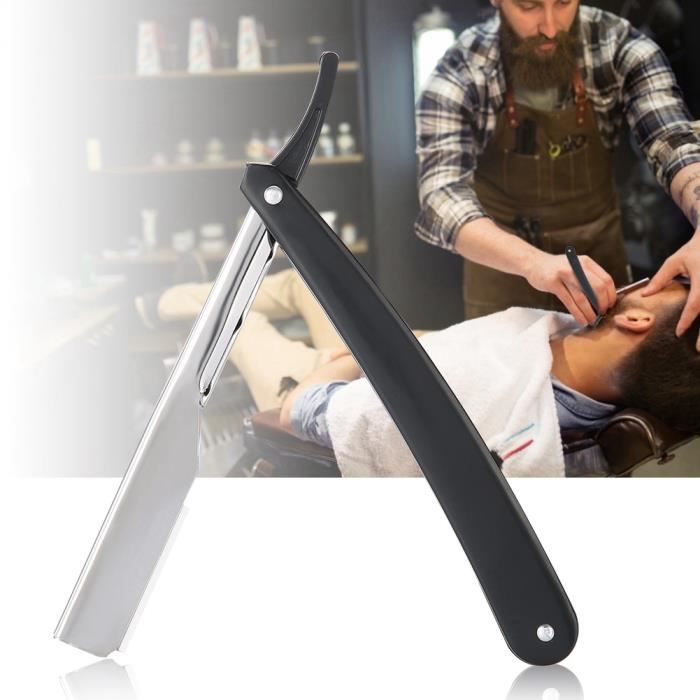 Outil d'épilation de barbe de rasoir se pliant professionnel de cheveux ...