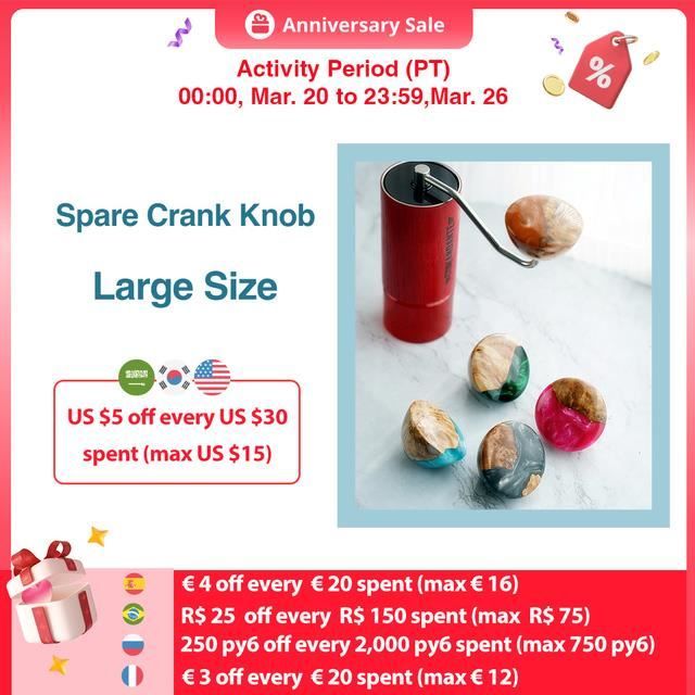 Moulin à café,Colorful style-sakura pink--Bouton De Manivelle De ...