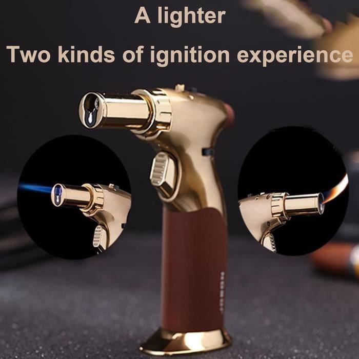 Pistolet à Flamme Barbecue Extérieur Torche de Soudage Briquet Cuisine ...