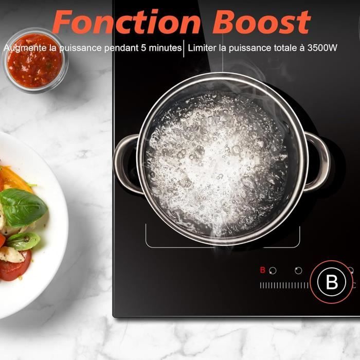 Plaque Induction Flexzone Avec Prise, Plaque De Cuisson Induction 60 Cm ...