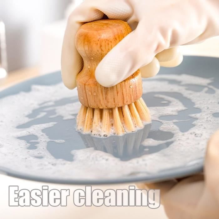 Brosse A À Vaisselle Recurer De Nettoyage Menage Bois Ustensiles ...