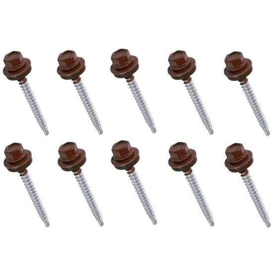 C57198 - Lot De 10 Vis Autoperceuse Métal Sur Bois Ø4.8X55 Mm ...