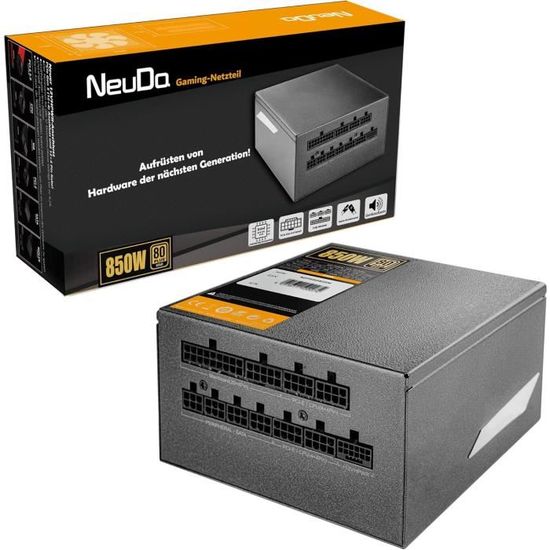 Alimentation PC ATX 850W - GENERIC - 80Plus Gold - Compatible PCIe Gen ...