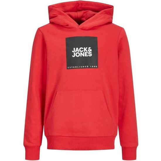 Sweatshirt à capuche enfant Jack & Jones - rouge - 16 ans Rouge ...