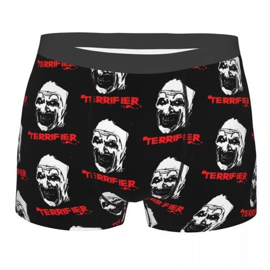 Boxer-shorty,Terrifier-Boxer respirant pour homme,sous-vêtement de ...
