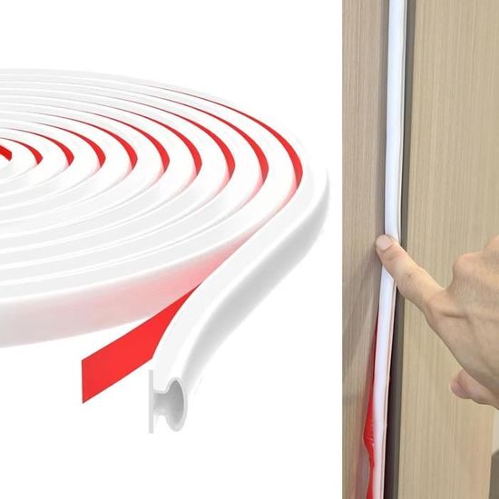 Joint Porte Fenêtre Isolant Froid Et Phonique D-Profil, 6M Joint De ...