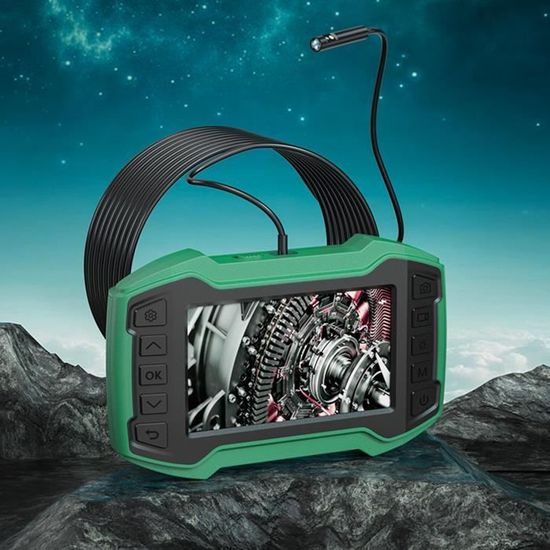 Endoscope industriel portable YOSOO à double lentille avec écran IPS ...