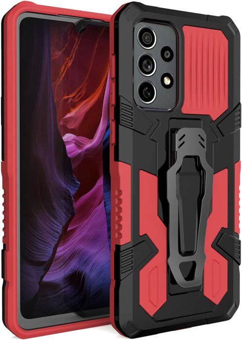 Coque Samsung Galaxy A23 5G Militaire Clip Ceinture Anti-Chute Double ...