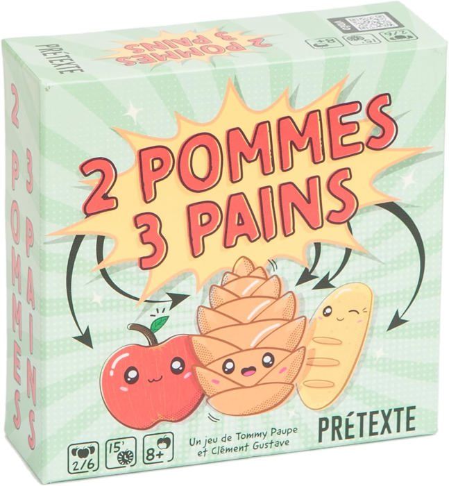 Pretexte-2 Pommes 3 Pains-Jeu De Société Idéal Pour S'Amuser En Famille ...