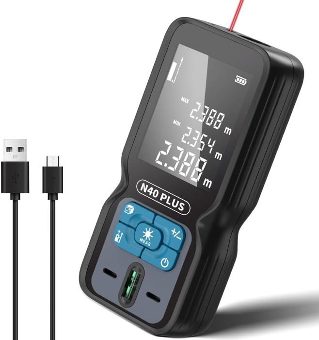 Télémètre Laser 70M avec Niveau à Bulle M/in/Ft Télémètre Laser ...