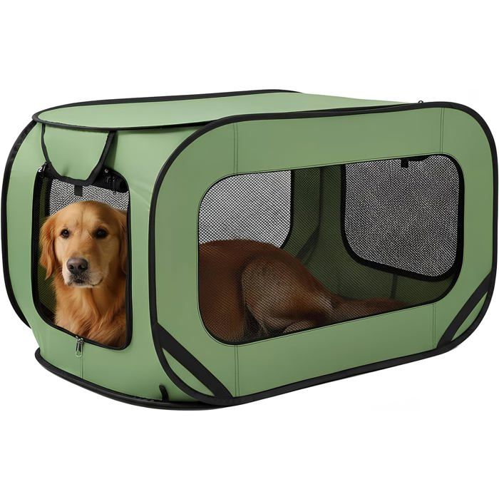Parc pour Chien, Parc Pliable 94 * 53 * 53 cm pour Animaux, Enclos Chat ...