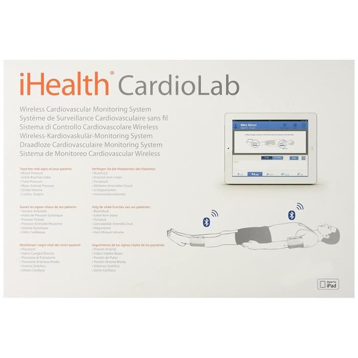 IHealth Système de diagnostic cardiovasculaire sans fil CardioLab ...