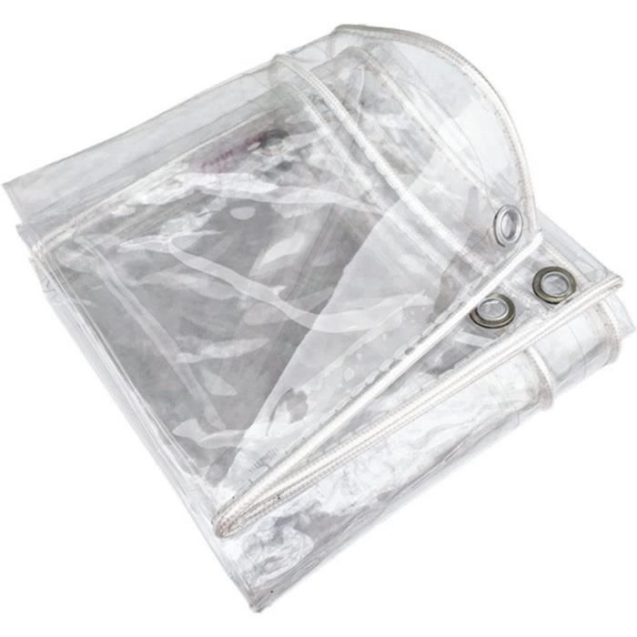Bâche de protection extérieure 1×2m, bâches imperméable transparente ...