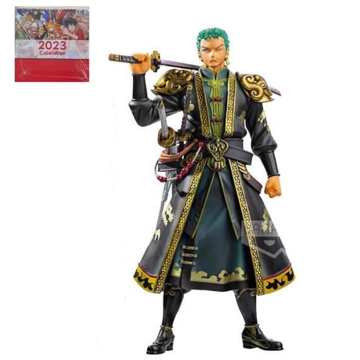 Figurine One Piece Roronoa Zoro KOA 17cm avec Calendrier One Piece 2023 ...