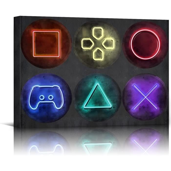 Gamer Posters Jeu Vidéo Déco, Affiche De Jeu Avec Cadre, Decoration ...