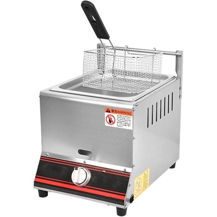 Friteuse à gaz 10 L Friteuse à Frites de Grande capacité Friteuse GPL ...