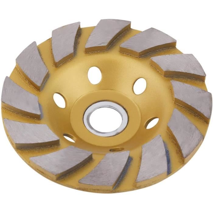 Meule en béton, disque de meulage d'angle de meule de meule diamantée ...