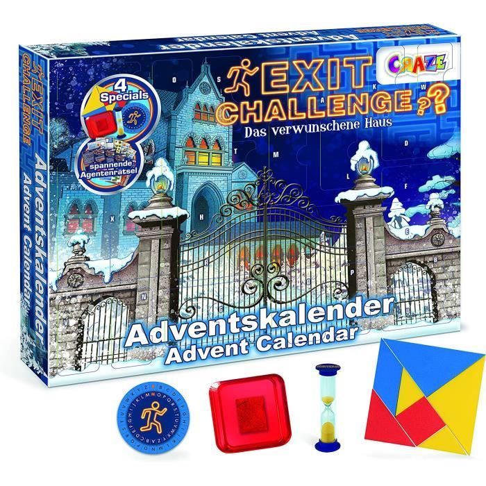 Calen ier de l'avent 2021 EXIT Challenge Escape Game Enfant Jeu de ...