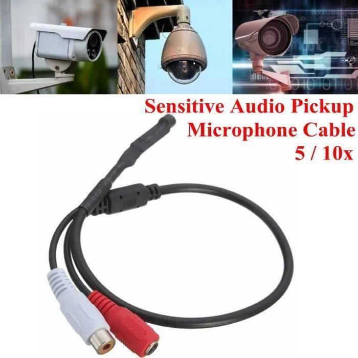 TEMPSA Câble Capteur de Surveillance Bifilaire sensible Audio Micro ...