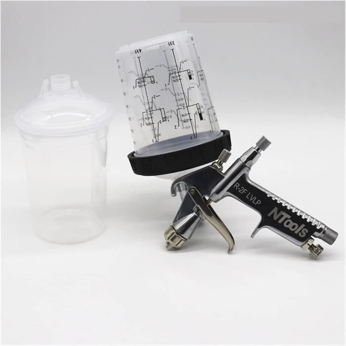 Pistolet À Peinture Mini Spray Gun With Adapter And Mix Tank Air Spray ...