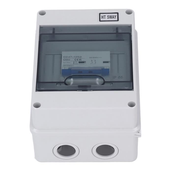 Disjoncteur MCB PV Combiner Box Disconnect Switch 500V DC Avec Boîtier ...