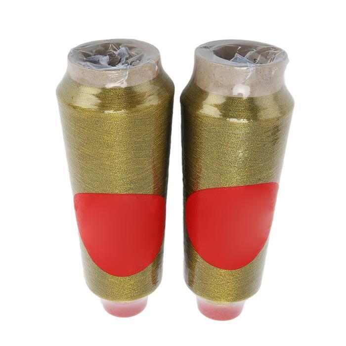 MSA Fil À Broder Métallique Lot De 2 Fils À Broder Métalliques, 3500 M ...