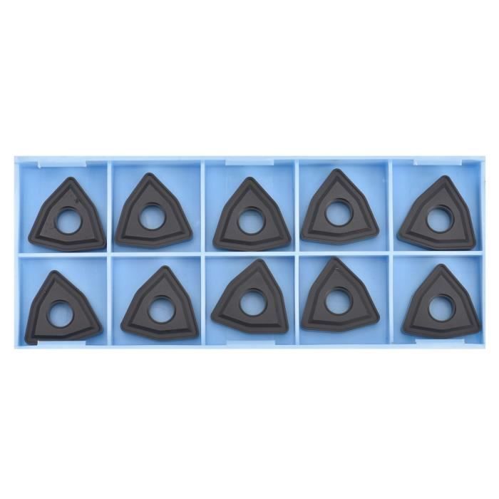 Garosa Lame d'insertion de tournage 10 pièces carbure insère CNC lame tournante remplacement ...