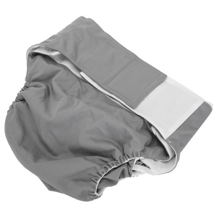 KIMISS Couche adulte Couche en Tissu Lavable Adulte Couche de Soin ...