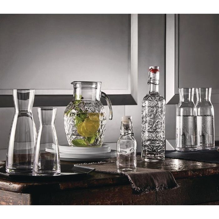 Carafe pour Bar Restaurant Transparente 0.5 à 1L - Lot de 6 - Luigi ...