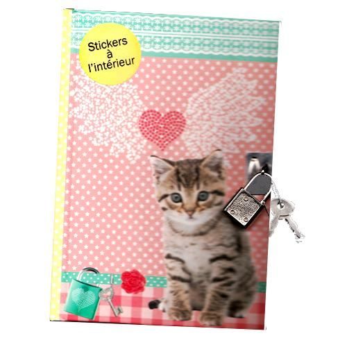 Journal intime Chat assis + stickers - Cdiscount Beaux-Arts et Loisirs ...