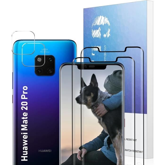 Verre Trempé Pour Huawei Mate 20 Pro 3+2 Piezaspack Plein Écran Incurvé ...