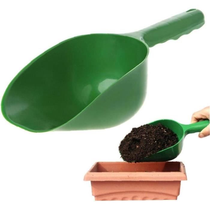 Zonfer Multi-Fonction Scoop Portable en Plastique Pelle Cuiller Compost ...