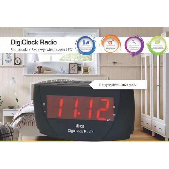 TechniSat Radio Alarme digiclock Radio - 4019588764903 - Cdiscount TV Son Photo
