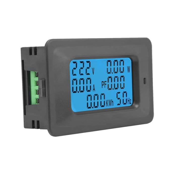 TMISHION Power Monitor Panel, Voltmeter AC Display Meter, for Home for ...