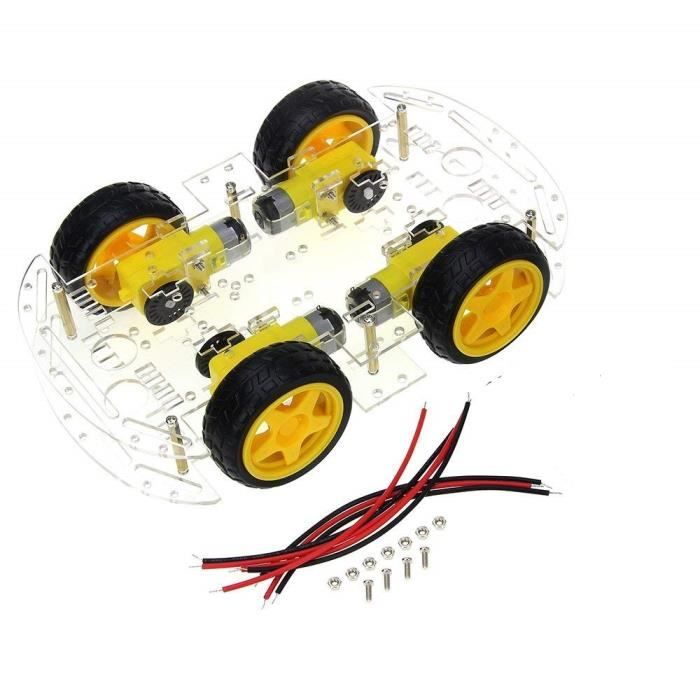 ViewTekCR0031 Kit Chassis Voiture 4WD Arduino - Chassis Voiture ...